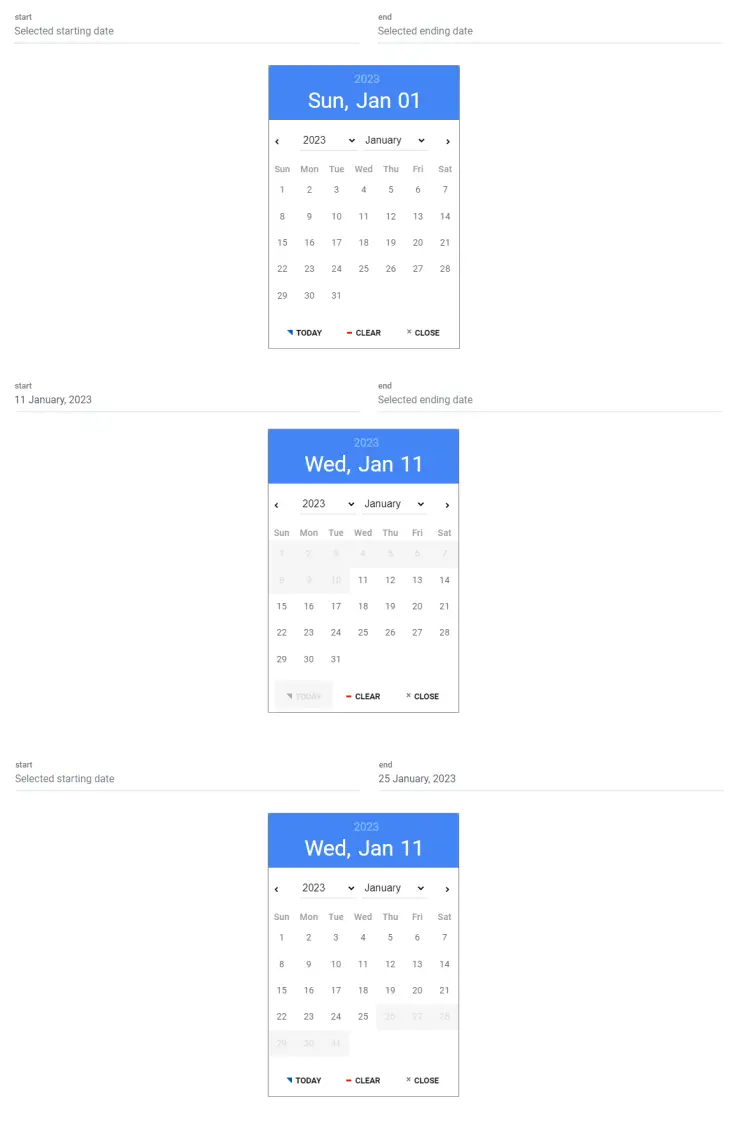 Bootstrap Date Range Picker Free Examples Tutorial