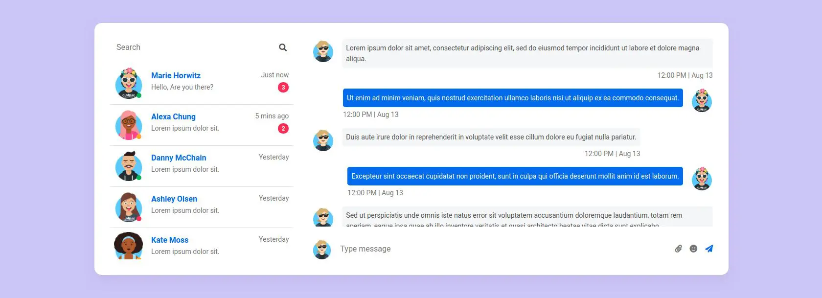 Bootstrap Chat - examples & tutorial