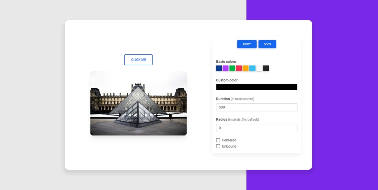 Bootstrap Ripple / Waves Effect generator / creator / builder Bootstrap Ripple / Waves Effect generator / creator / builder